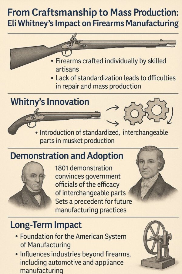 Eli Whitney and Interchangeable Parts in Firearms